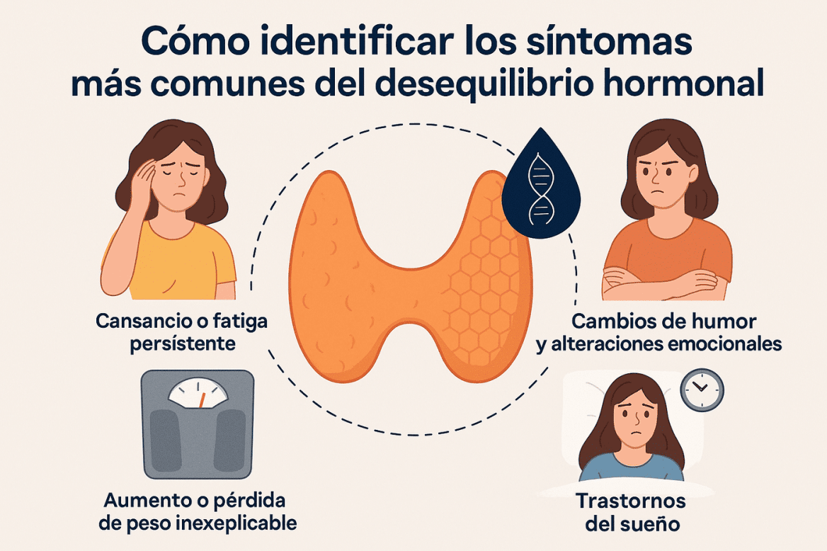 Cómo identificar los síntomas más comunes del desequilibrio hormonal | MZK
